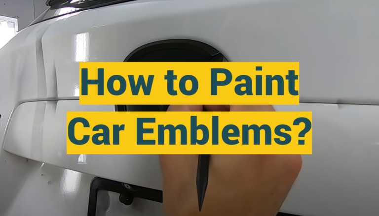How to Paint Car Emblems? - ProfyPainter