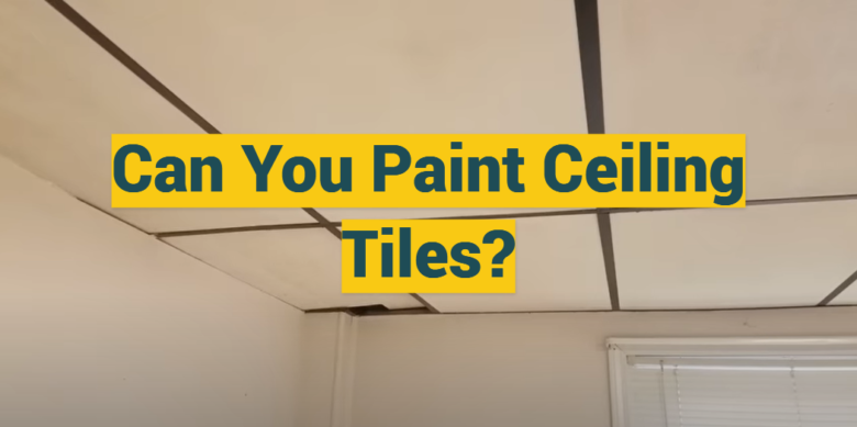 Can You Paint Ceiling Tiles? - ProfyPainter